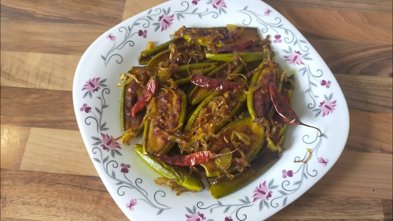 পটল ভাজা । Potol Bhaji / Quick & Easy Sabji / Pointed Gourd Fry ...