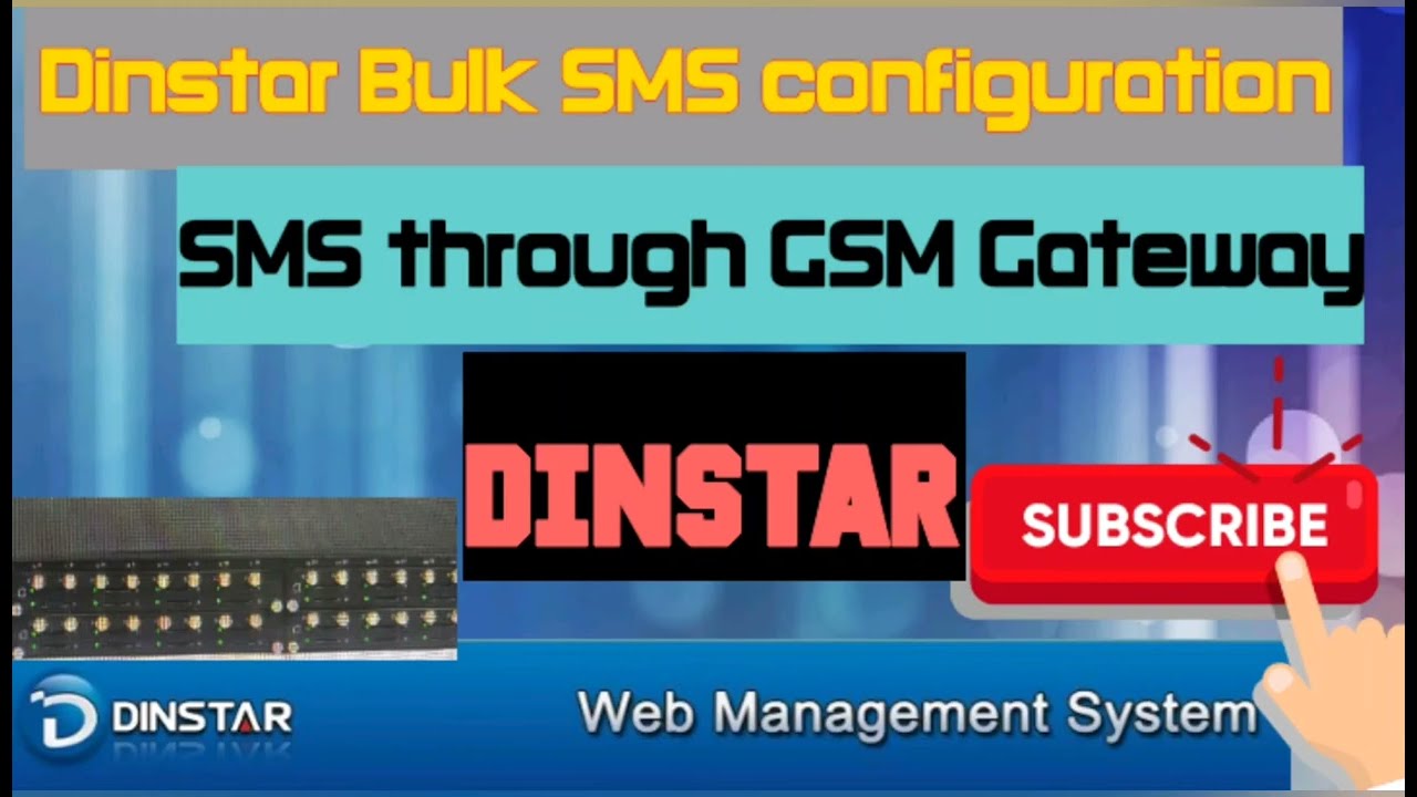 Free dinstar learning|How to setup sms bulk configuration in DINSTAR | GSM GATEWAY: Tech-DSP ...