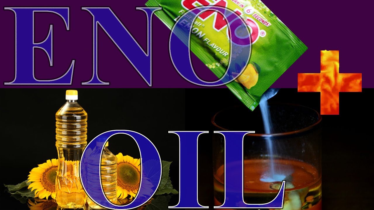 see what happens when you mix ENO and VEGETABLE OIL..😲😲😲 - YouTube