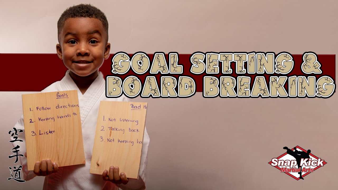 Board Breaking and Goal Setting Workshop #boardbreaking - YouTube