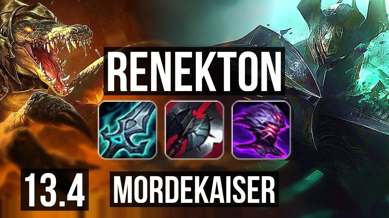 Renekton Vs Mordekaiser Top 9 Solo Kills 300 Games Dominating