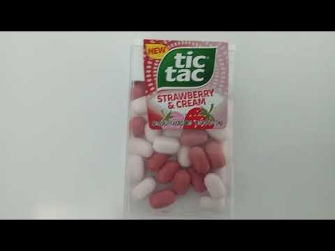 tic-tac STRAWBERRY & CREAM Flavor. - YouTube