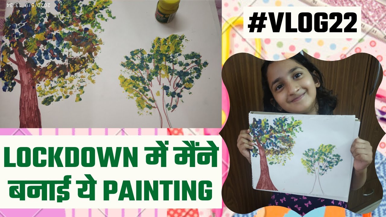 Painting in Lockdown | Painting for Kids Easy | DIY Painting | #Vlog22 ...