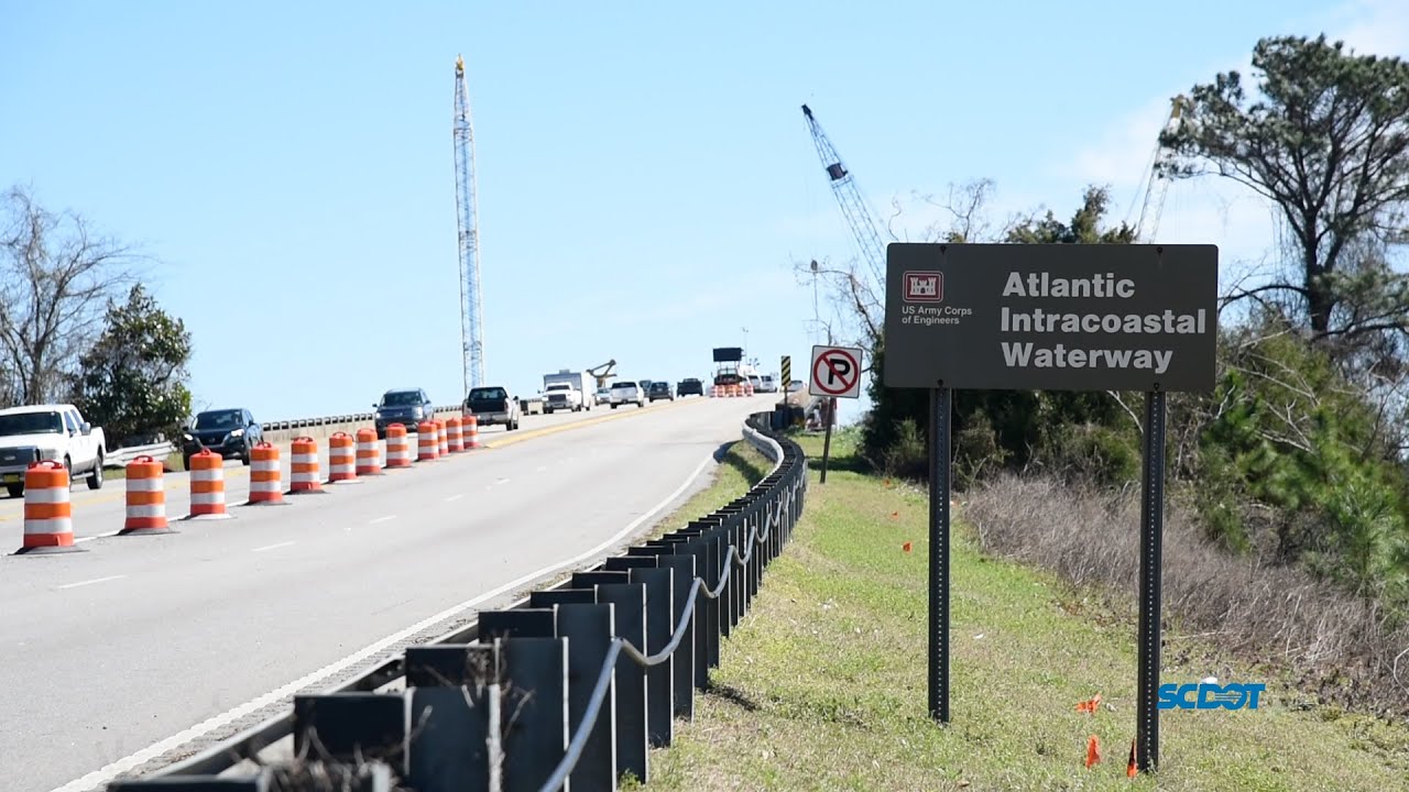 Update on US 17 bridge over Waccamaw River - YouTube