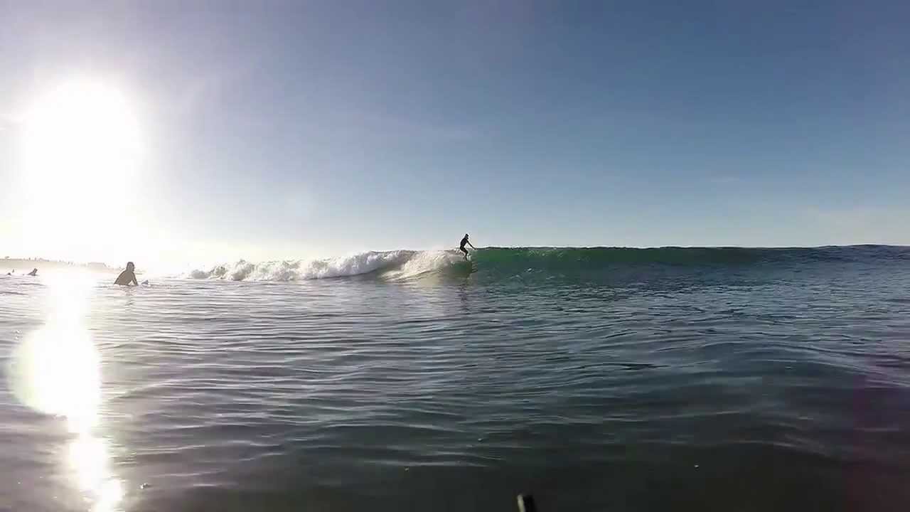 Tory Gilkerson noseriding a glassy left, women's surf movie on ...