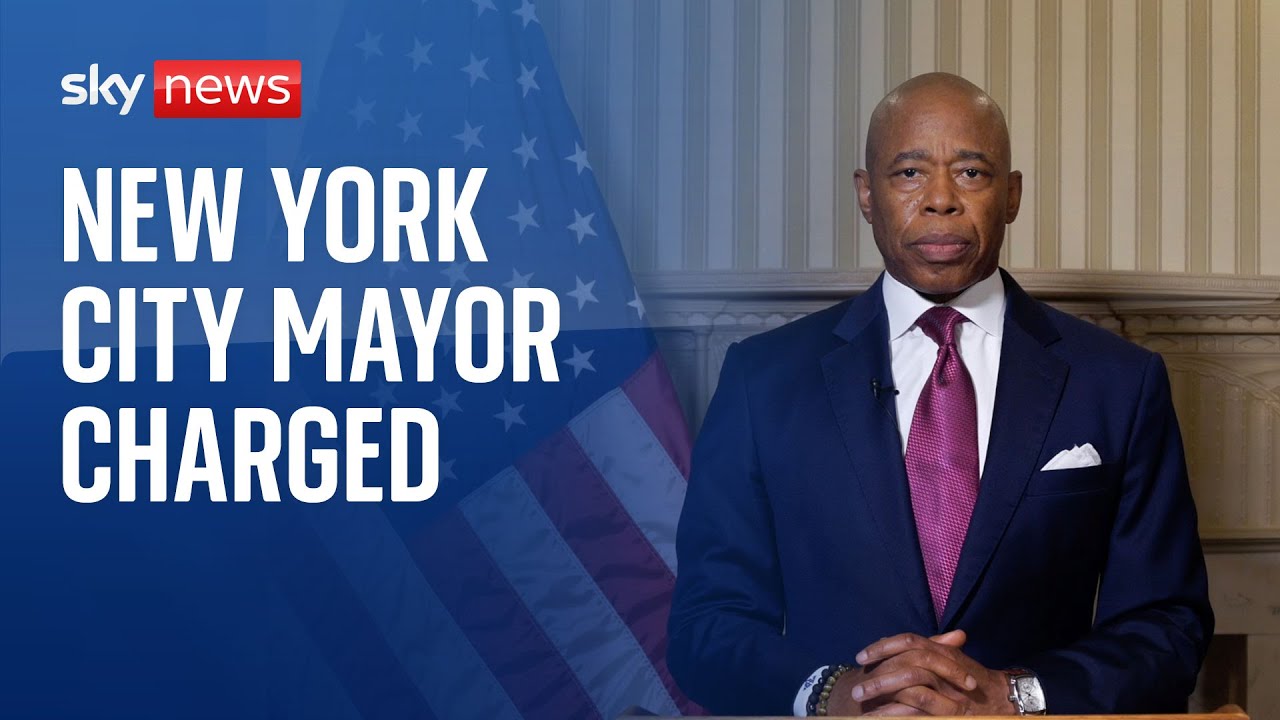 News conference as NYC mayor faces potential federal charge - YouTube