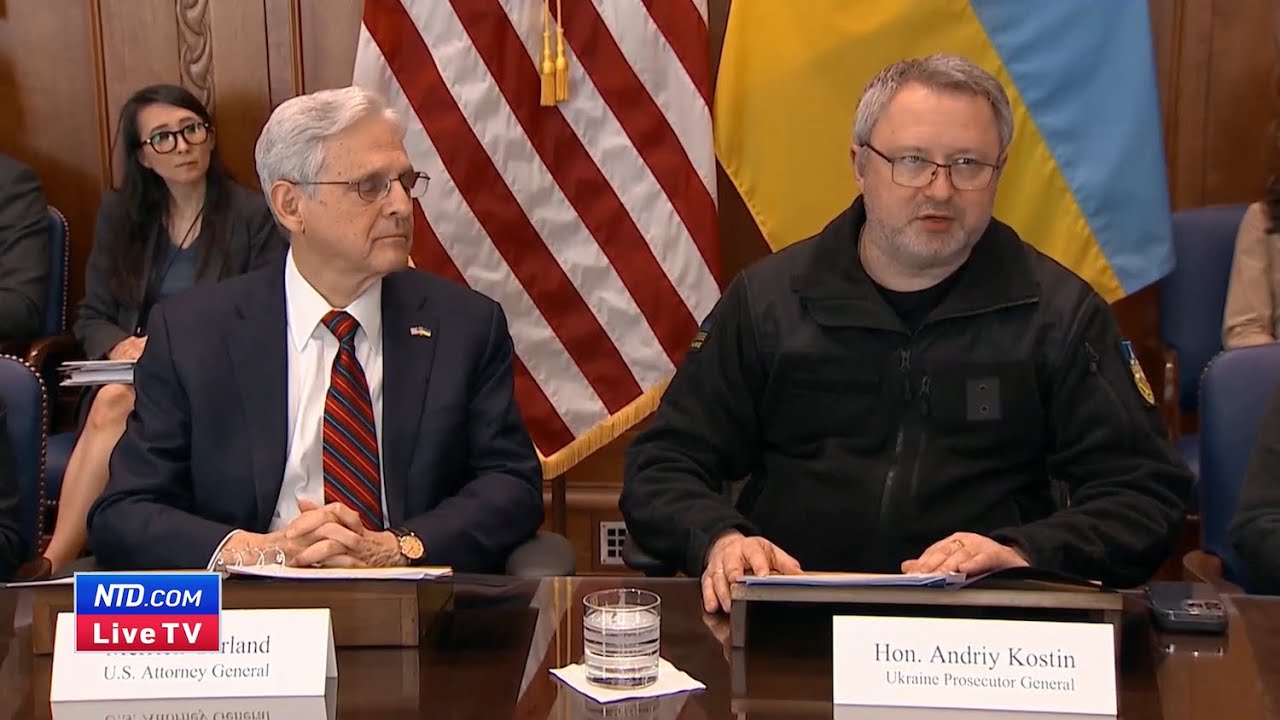 LIVE: Attorney General Garland Holds Talk With Ukrainian Prosecutor ...