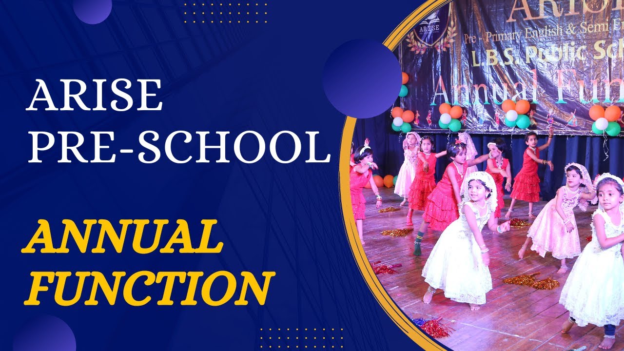 Arise Pre-School | Annual Day Dance | Nursery Class Girls | It Happens ...