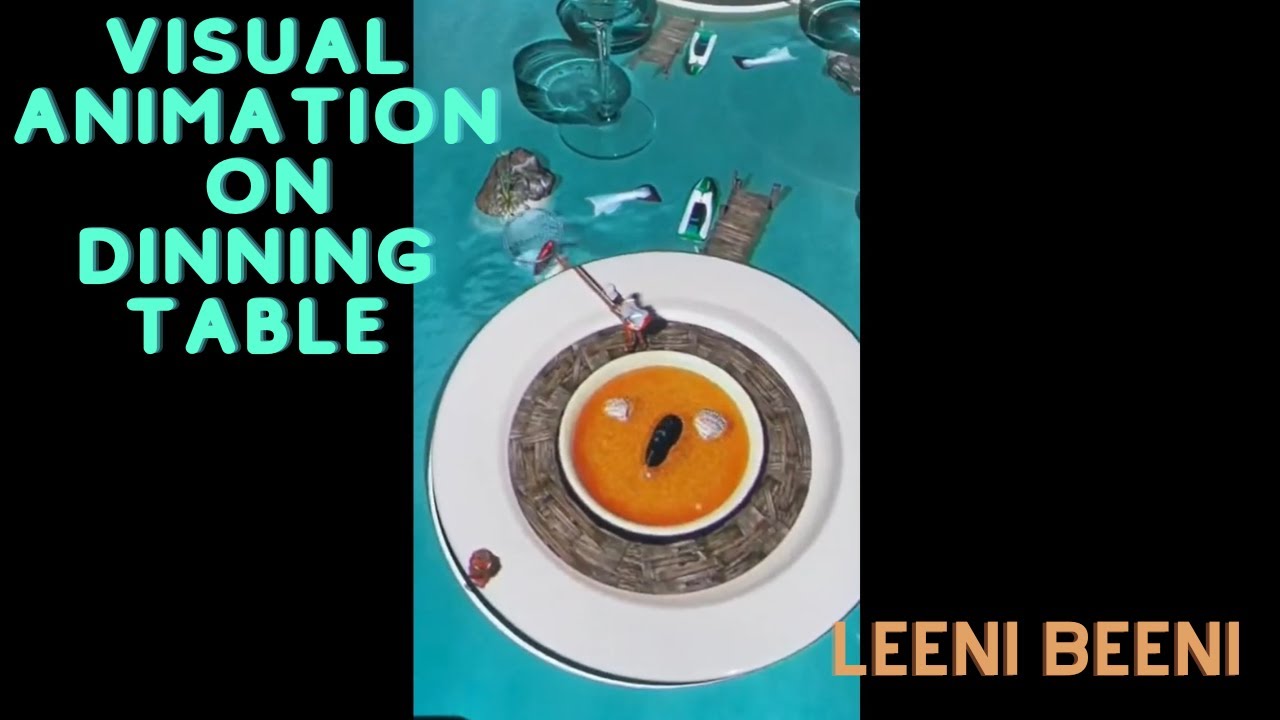Visual dining experience for kids - YouTube