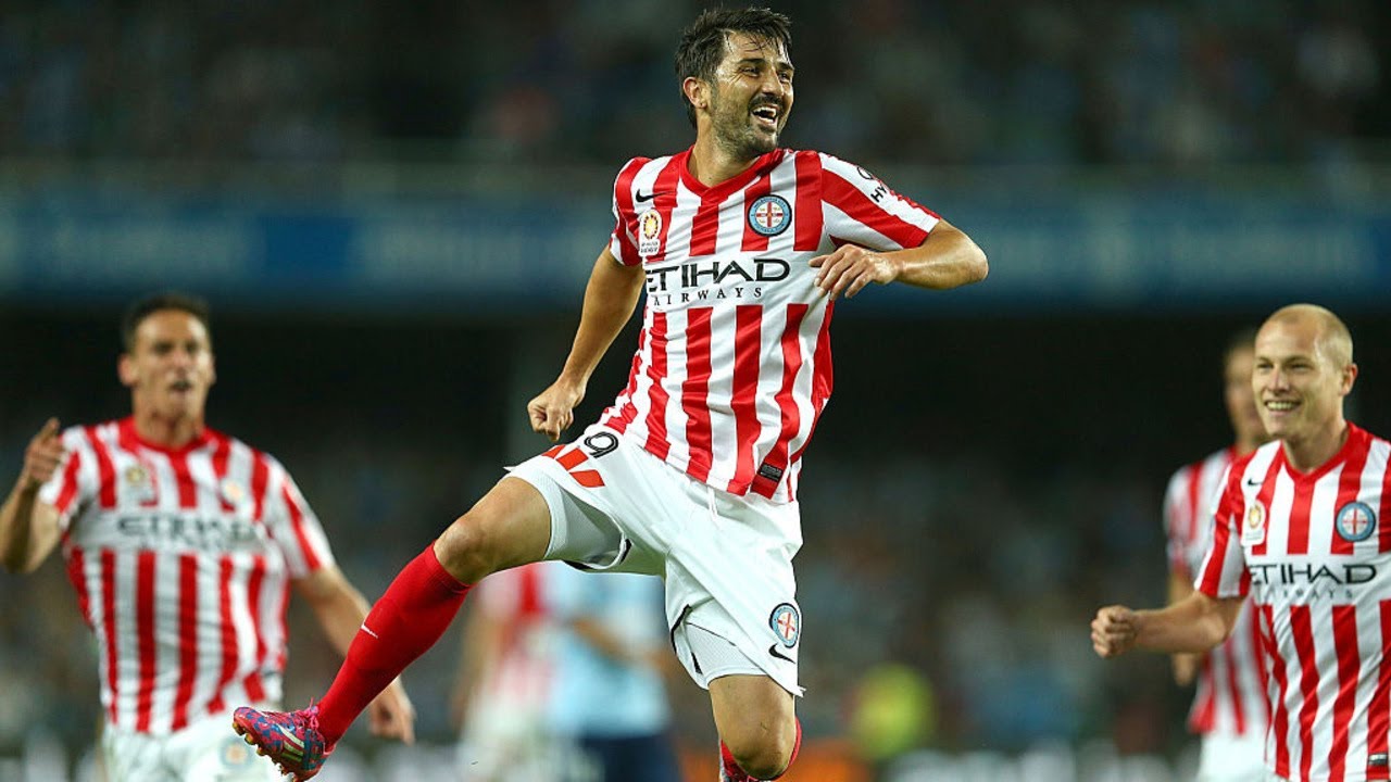 David Villa announces himself to the A-League | KEEPUP Archive - YouTube