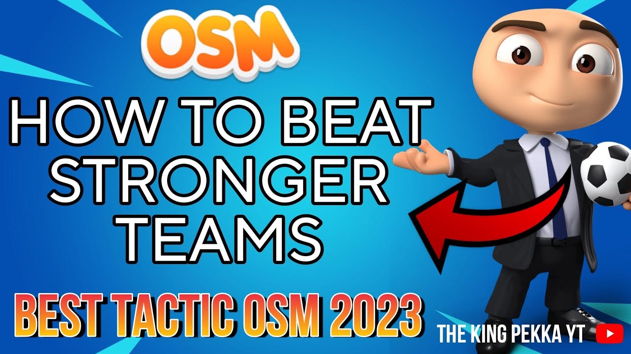 OSM TACTICS | HOW TO WIN AGAINST BETTER TEAMS🤯 - YouTube