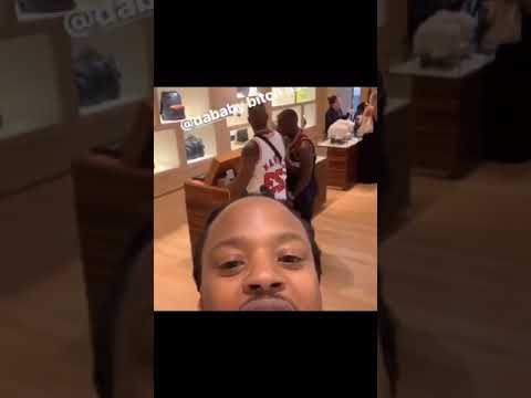 DA baby fight in mall - YouTube