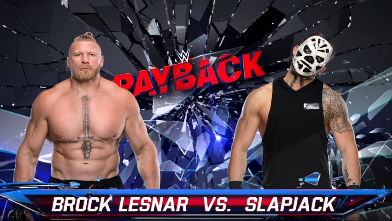 WWE 2K25 - Brock lesnar vs. Slapjack - Payback Match | PS5™ [4K60 ...