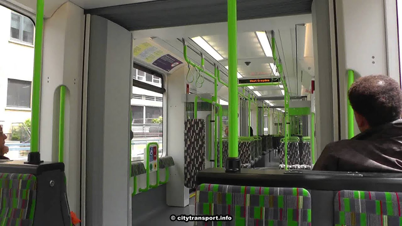 West - East Croydon Tram Ride (Stadler Tram) - YouTube
