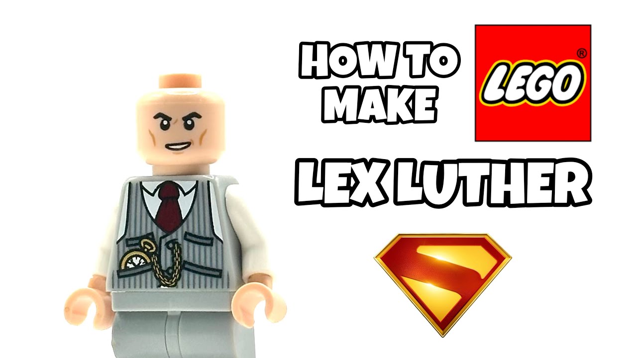 How To Make LEGO LEX LUTHOR Minifigure from Superman 2025! - YouTube