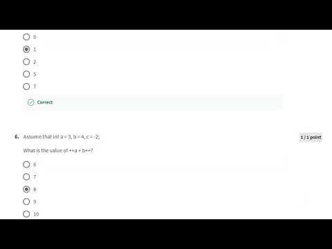 Coursera | C for Everyone: Programming Fundamentals | Week 2 Quizzes ...