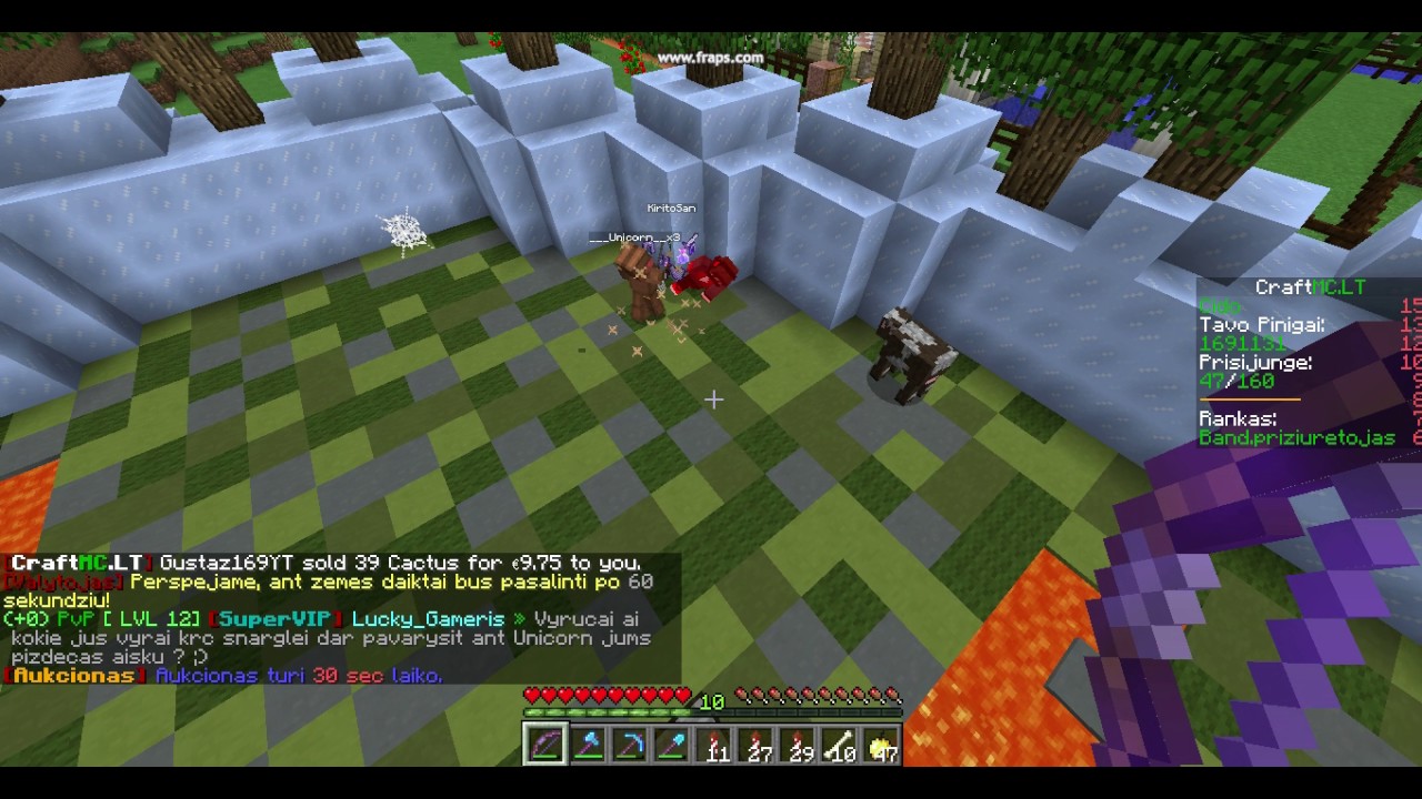 CraftMc.lt ___Unicrorn__ x3 - čytas - YouTube