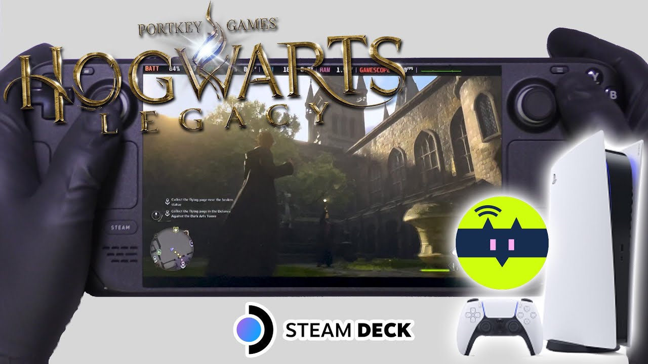 Steam Deck Streaming Hogwarts Legacy Ps5 Chiaki Remote Play Filmed At 4k 60fps Youtube