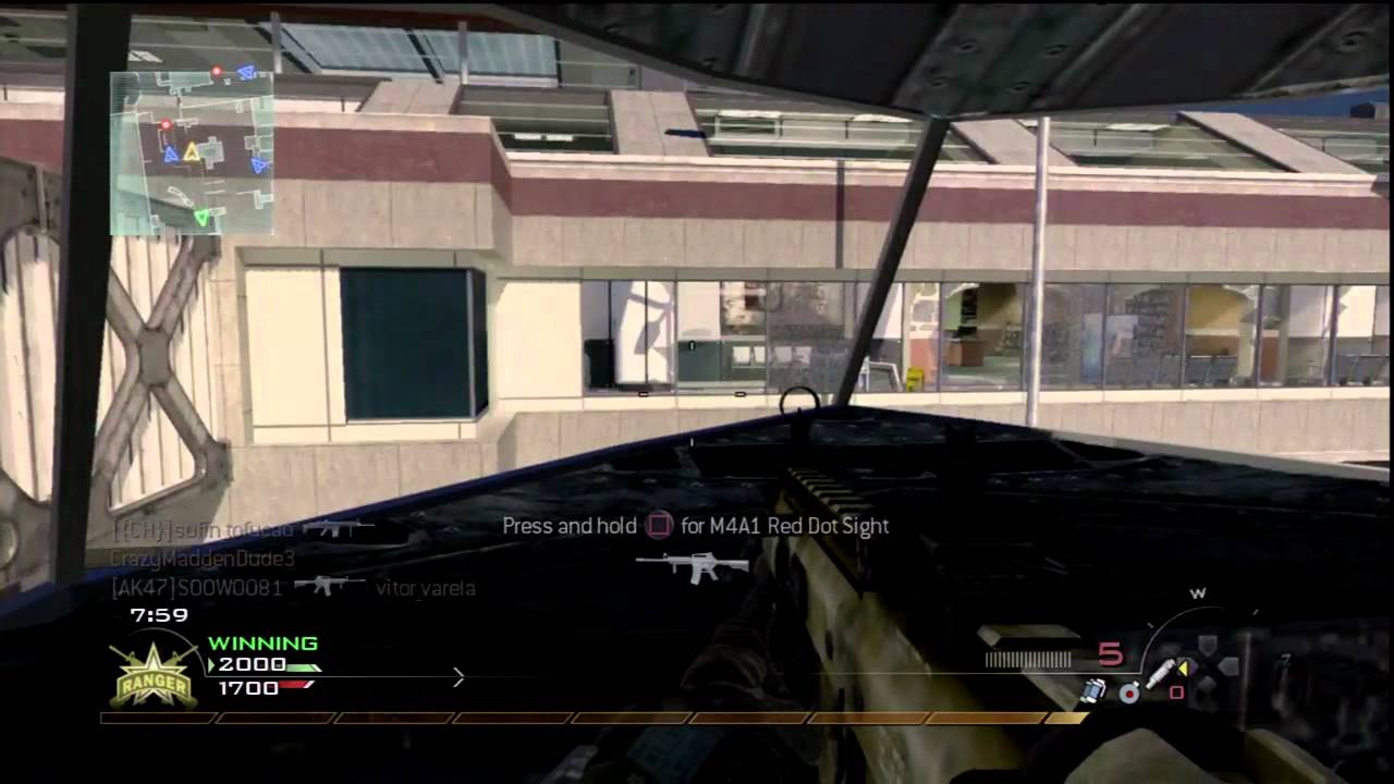 MW2 Terminal Team deathmatch Scar H HD - YouTube