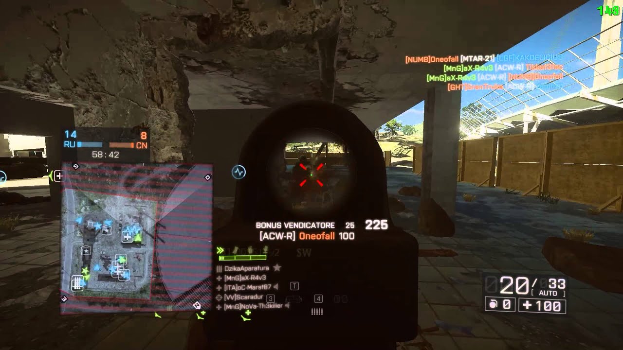 BF4 R4v3 Acw-R Good Killstreak on Rogue Transmission - YouTube