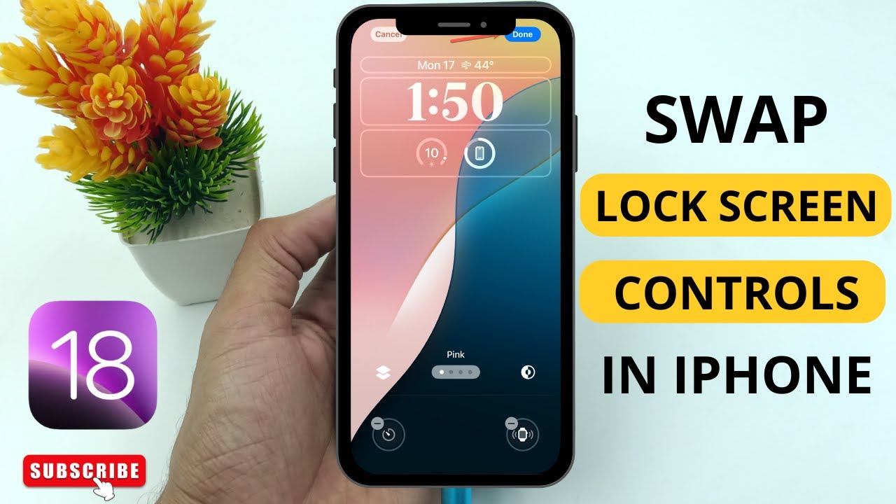How to Swap Lock Screen Controls on iPhone [iOS 18] - YouTube