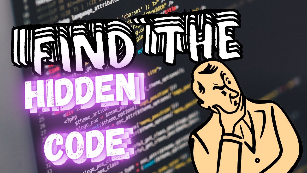 Try to find the hidden code in this video - YouTube