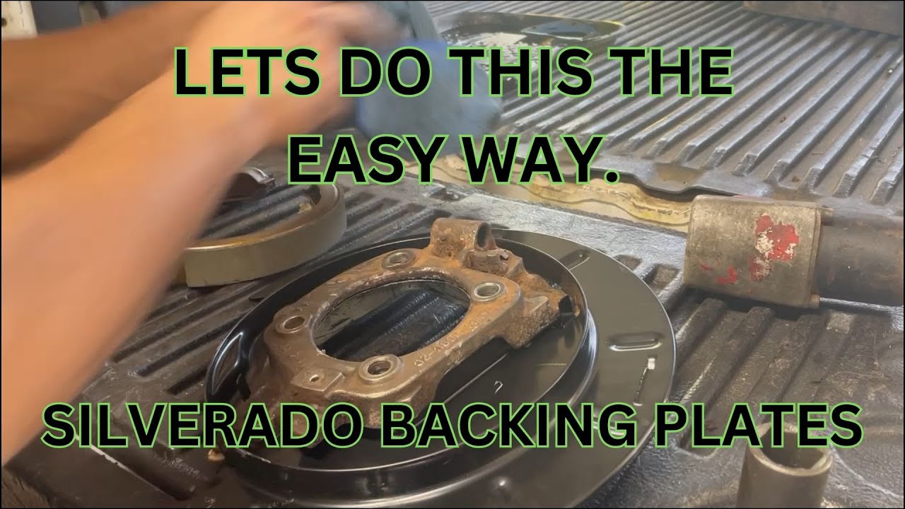 Silverado Disk Brake Backing Plate Assembly - YouTube