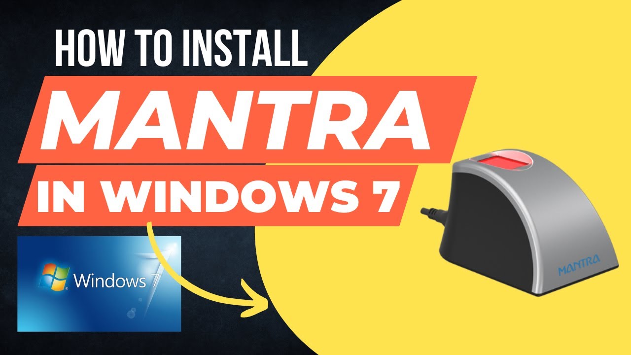 How to install Mantra MFS100 in Windows 7 | Mantra MFS100 installation ...