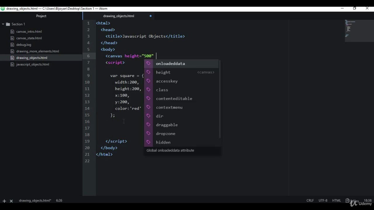 JavaScript Game Development Step by Step : Drawing Objects in the ...