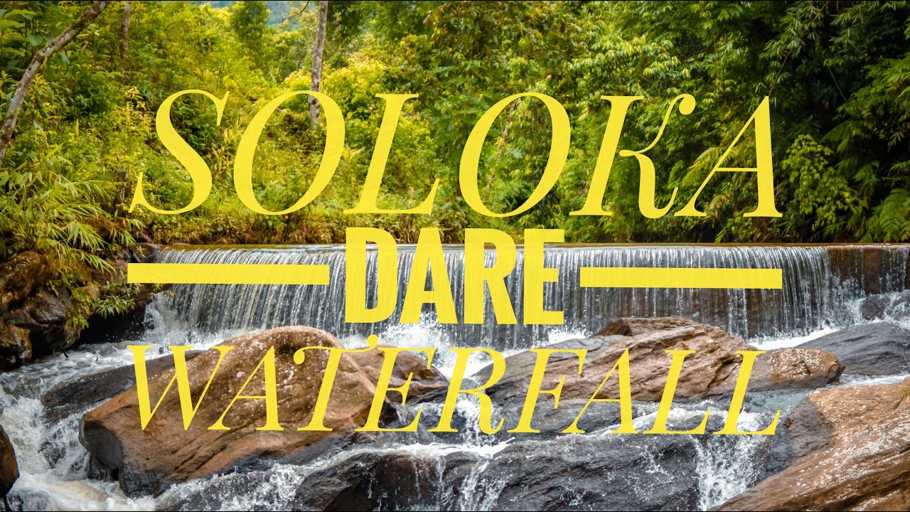 বাৰেগাওঁ জলপ্ৰপাত | SOLOKA DARE WATERFALL | Most beautiful waterfall ...