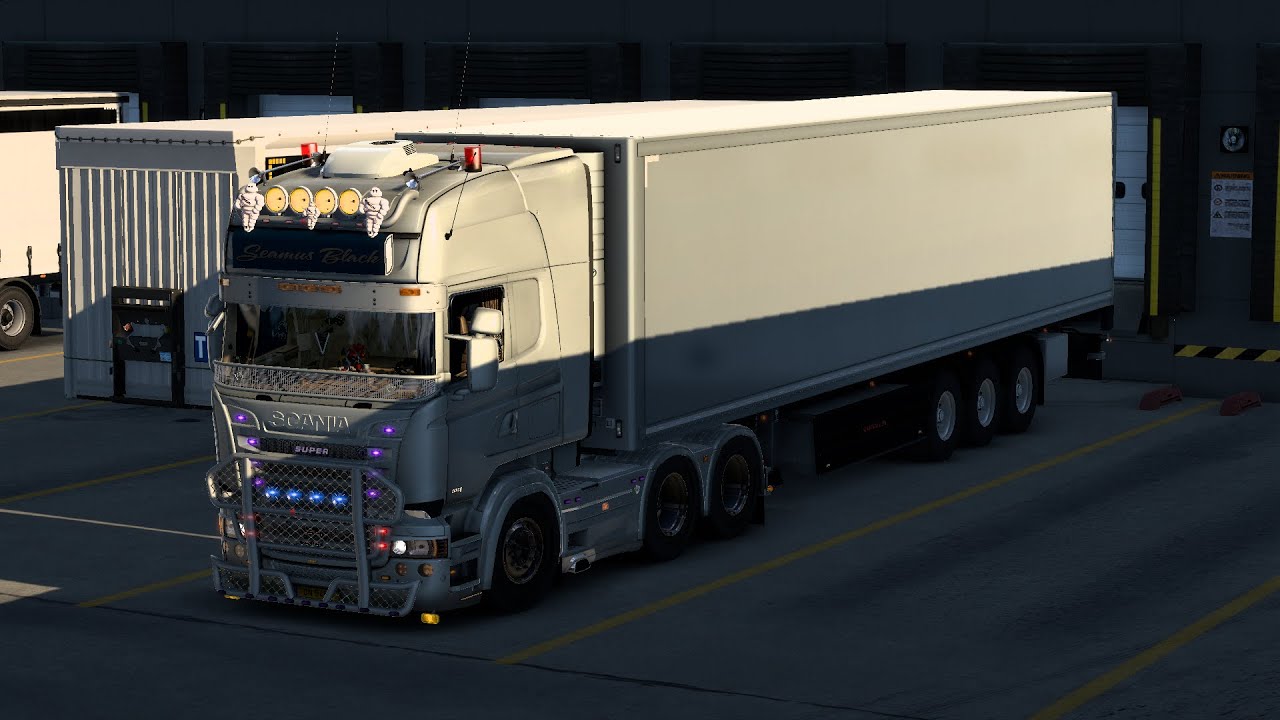 Realistic Driving | Scania RJL R730 V8 open pipe by rudi | Bourges ...