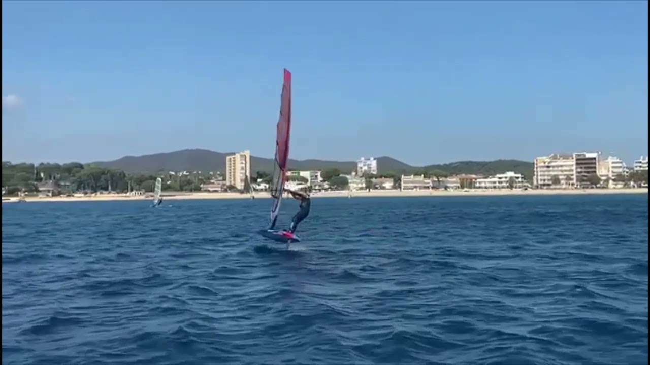 Sant Antoni de Calonge. Windfoil. - YouTube
