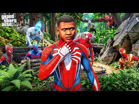 Franklin & Shinchan Playing Spiderman Hide and Seek in Gta 5