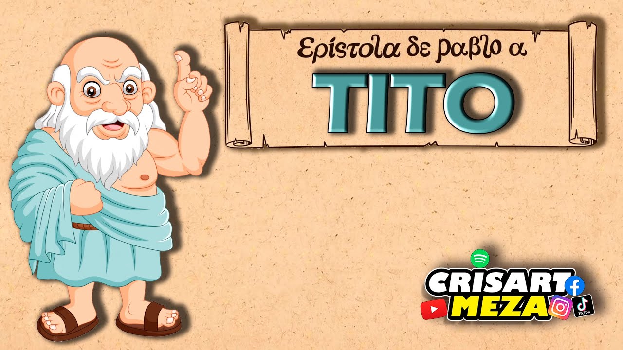 Tito 3 | 🔴 EN VIVO (Rep) / Crisart Meza - YouTube