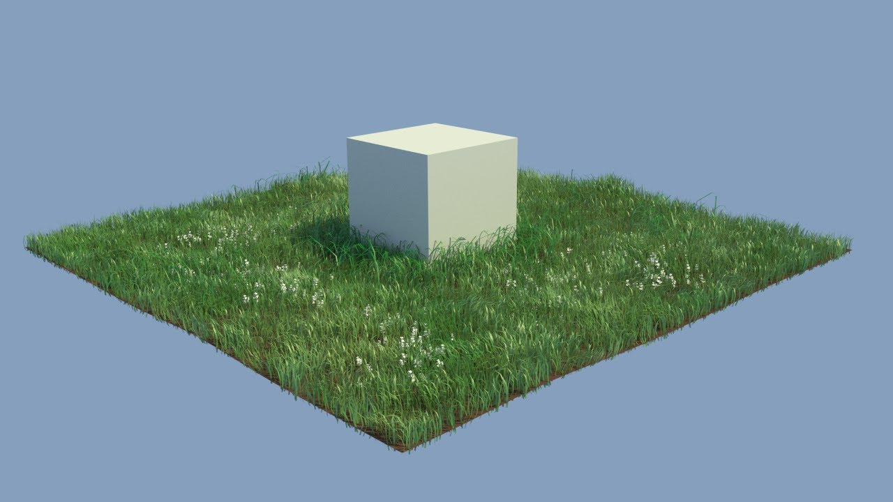 How to make realistic grass in 2 mins! (Blender Tutorial) - YouTube