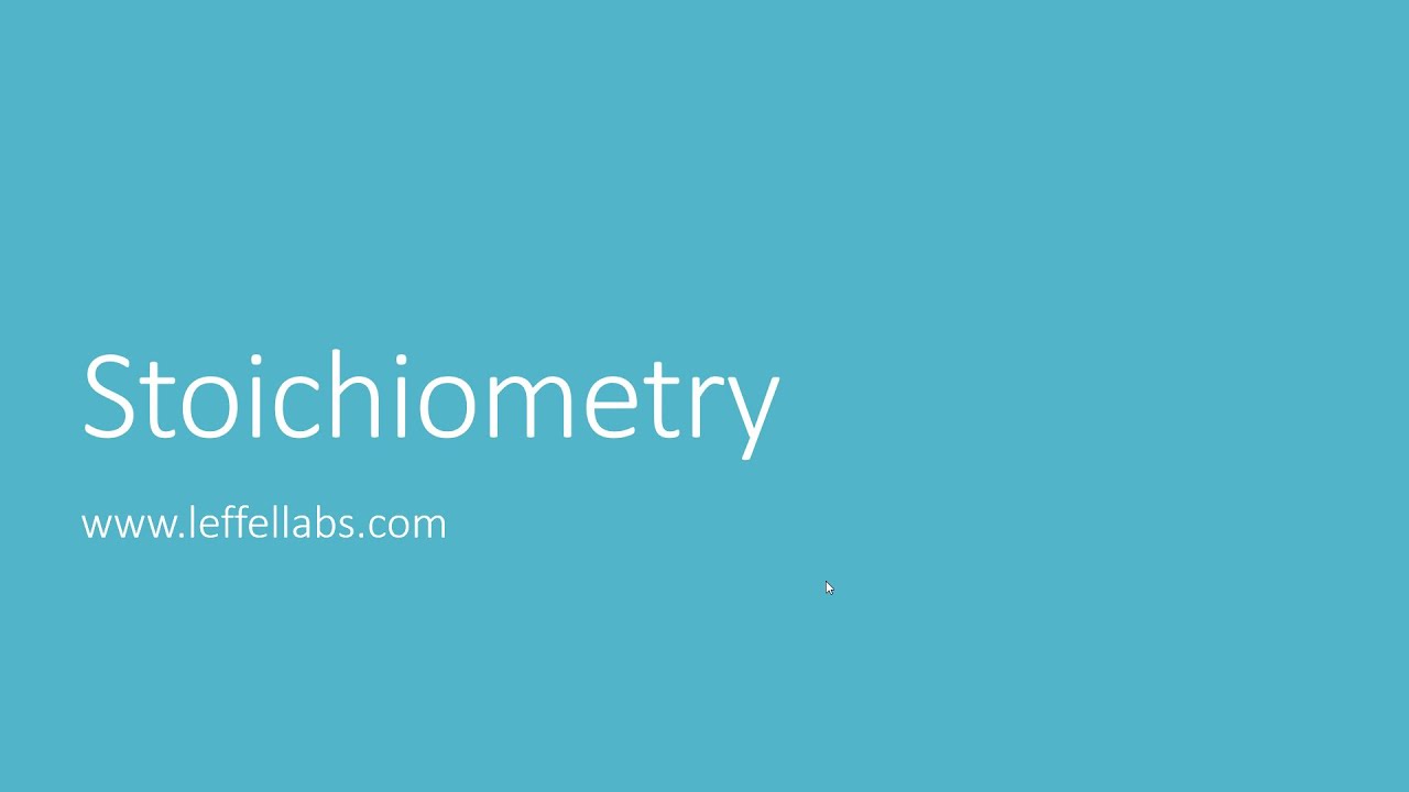 Stoichiometry Youtube 6206