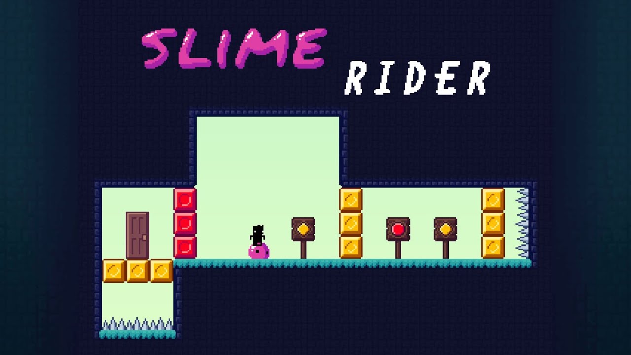 Игра "Слаймовый Наездник" (Slime Rider) - прохождение - YouTube