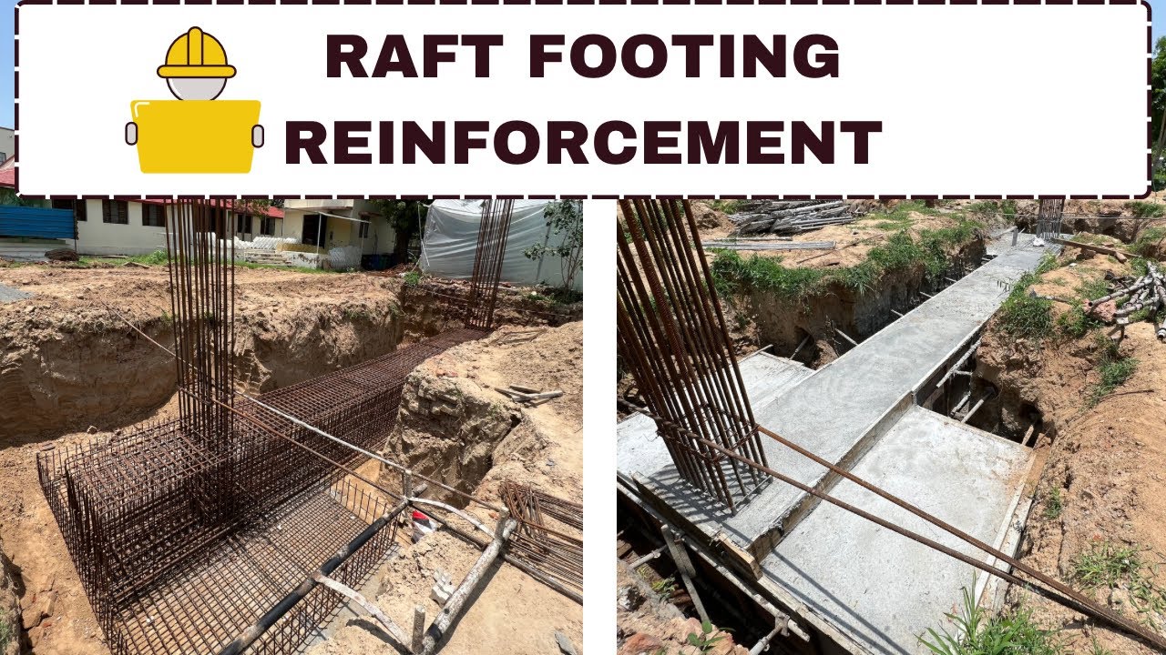 RAFT BEAM REINFORCEMENT ACCORDING TO DRAWING PLAN #construction #beam ...
