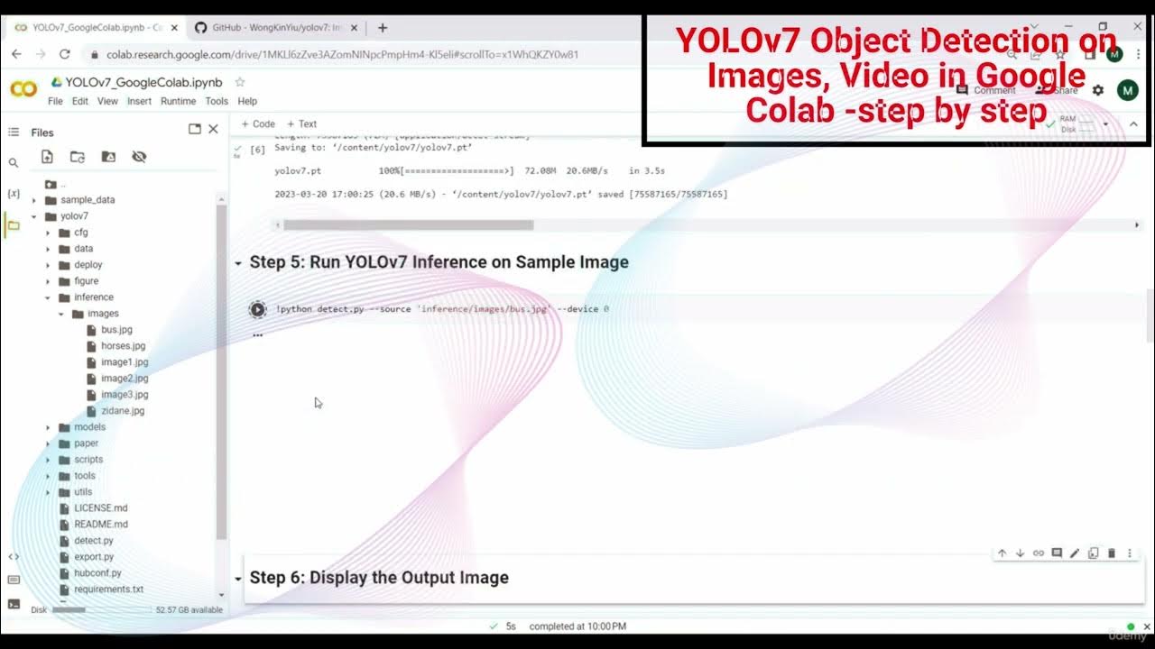 YOLOv7 Object Detection on Images, Video in Google Colab step by step Part-7 #complete #yolov7 # ...