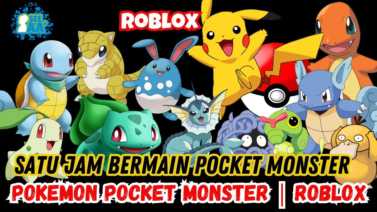 SATU JAM BERMAIN POCKET MONSTER..BANYAK JURUS RAHASIA SAMPE LEVEL ...
