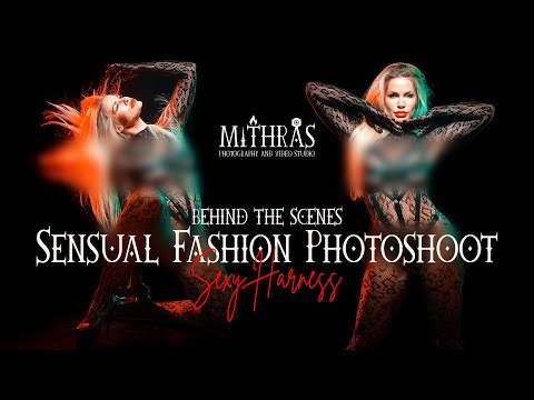 LINGERIE FASHION PHOTOSHOOT | Behind The Scenes | How I Shoot with a Model in Harness