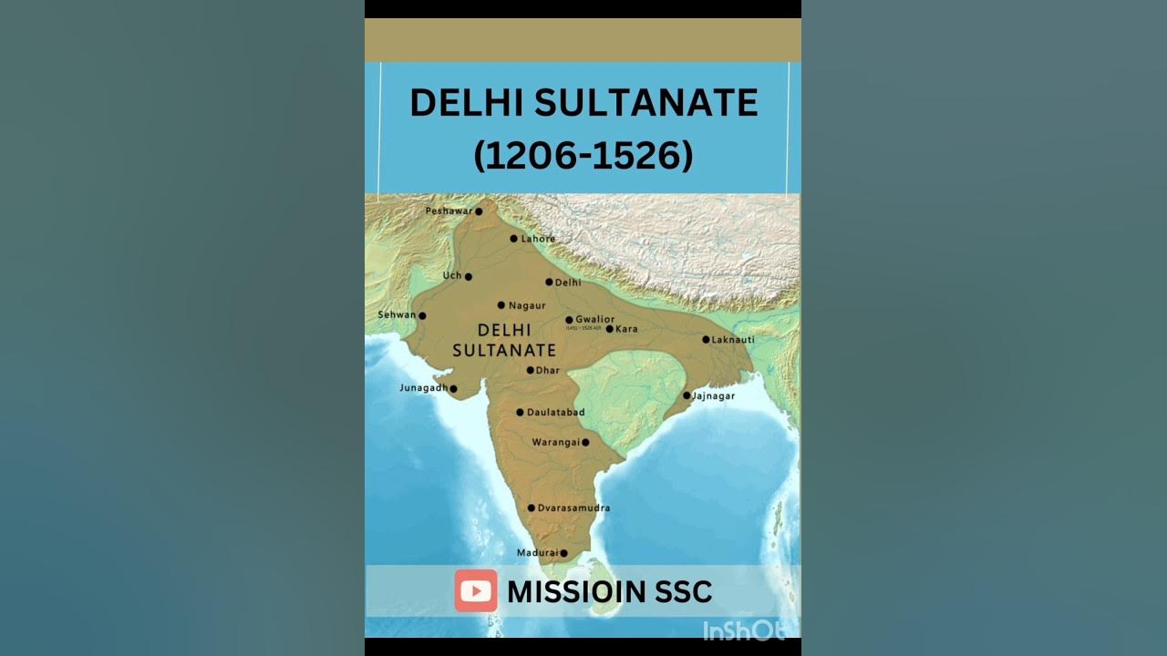 Delhi Sultanate (1206-1526) | Medieval Indian history #history # ...