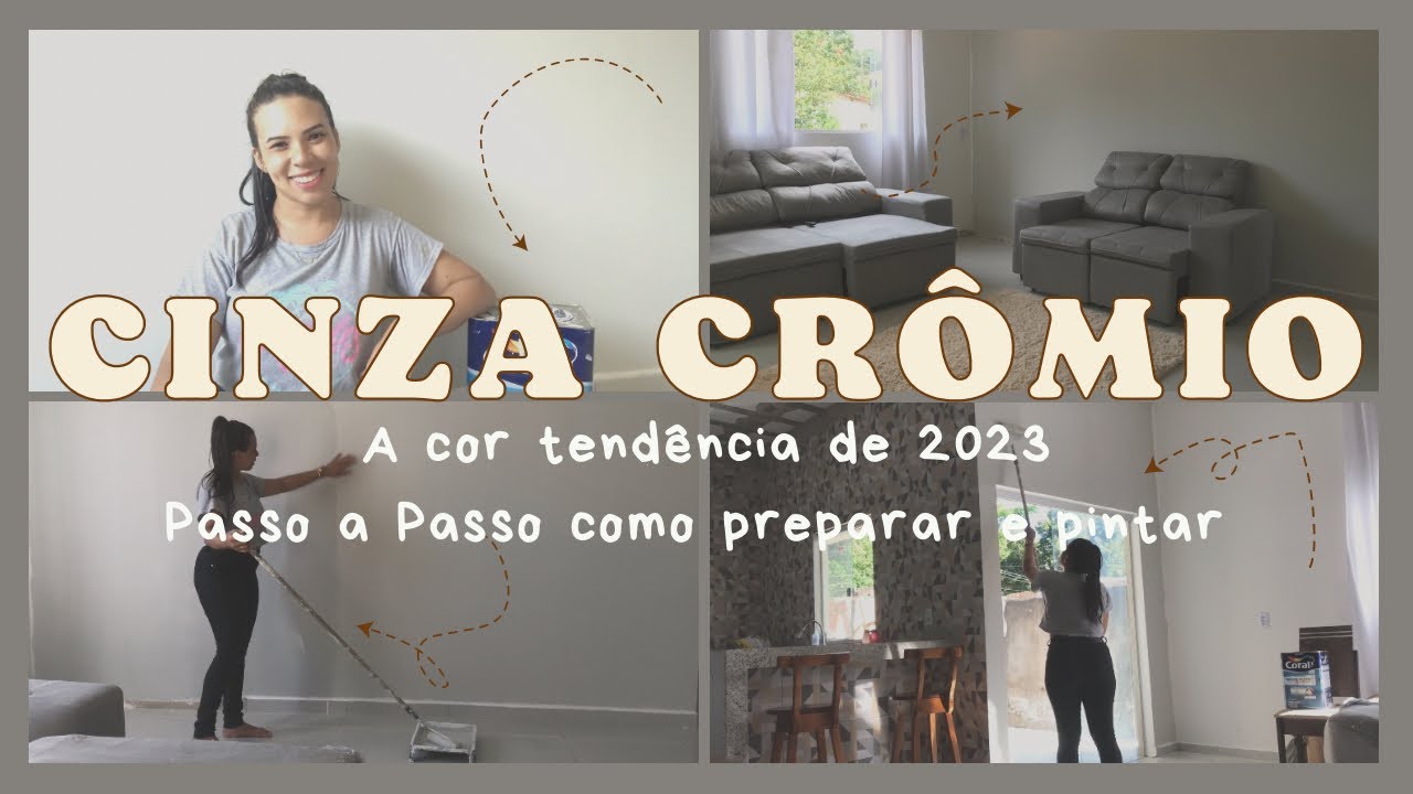 ESCOLHA ESSA COR PARA SUA CASA Cinza Crômio Coral Cor tendência 2023 ...