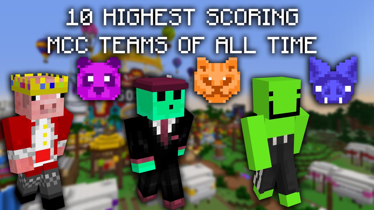 Top 10 Highest Scoring MCC Teams Of All Time ( Minecraft Championship ...