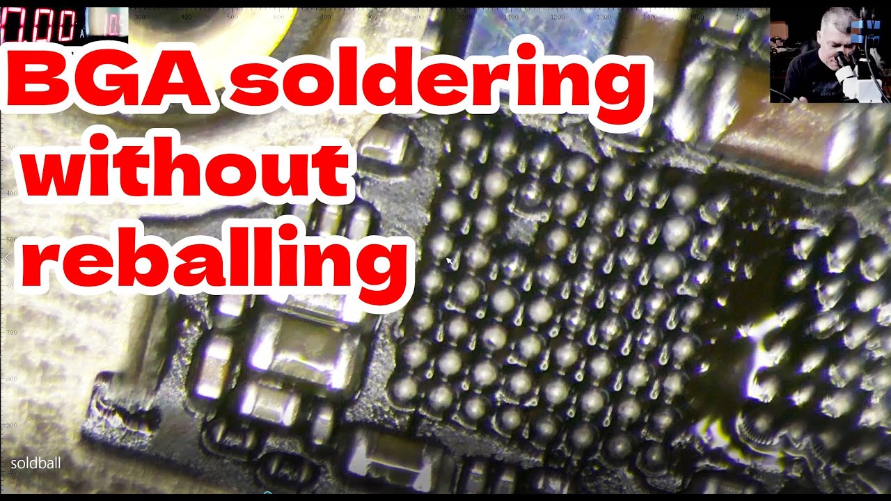 Soldering tutorial - How to solder an IC Chip without reballing - YouTube