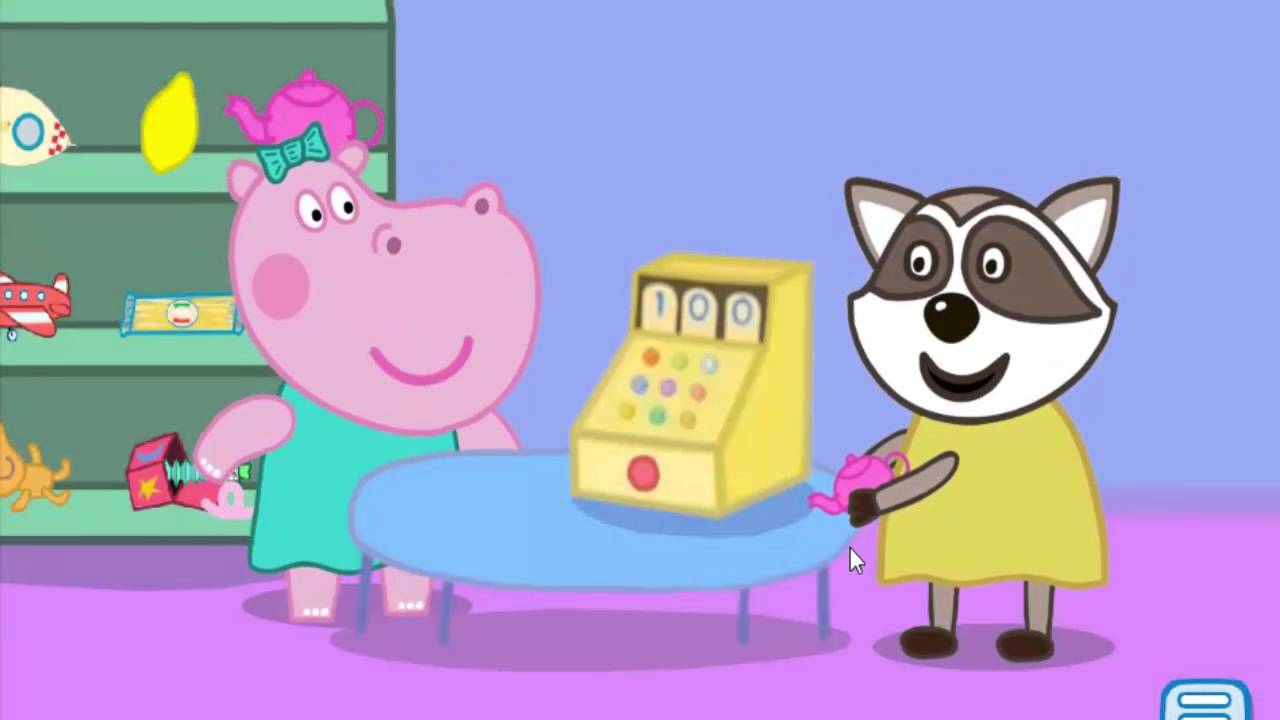 Hippo Peppa Shop - Cartoon For Kids | Peppa Pig Shopping episode - Baby ...