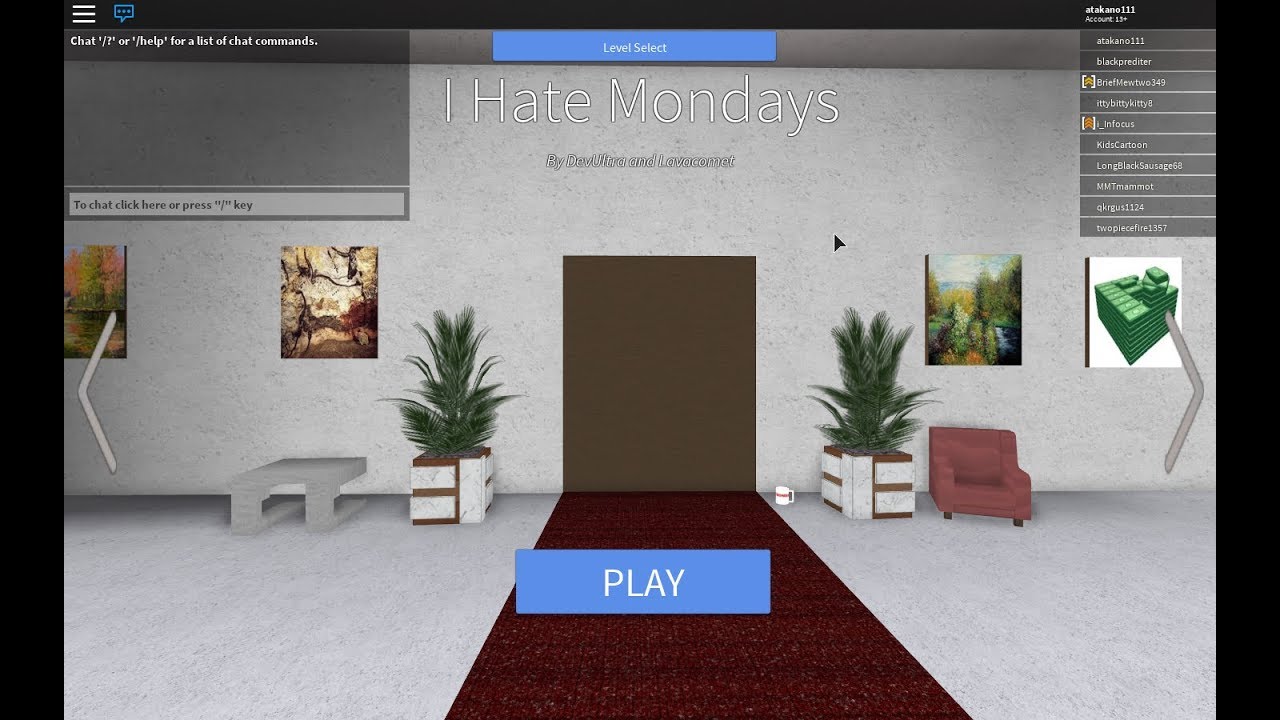 Escape Room Roblox I Hate Mondays escape-room-roblox-i-hate-mondays