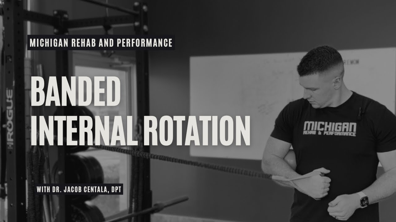 Banded Shoulder Internal Rotation - YouTube