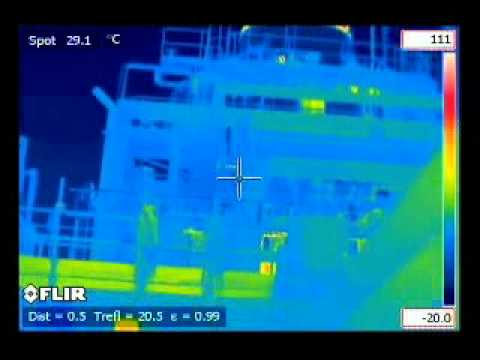 Thermal Video from FLIR P640 - YouTube