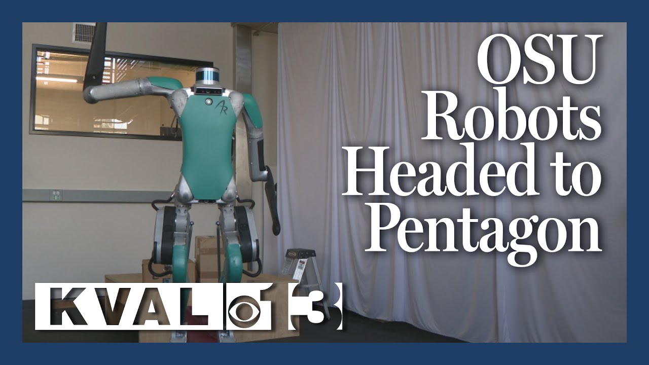 Robots at Oregon State University Headed to the Pentagon - YouTube
